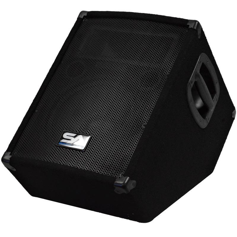 SA-10MT-PW - Pair of Powered 2-Way 10" Floor / Stage Monitors Wedge St ...